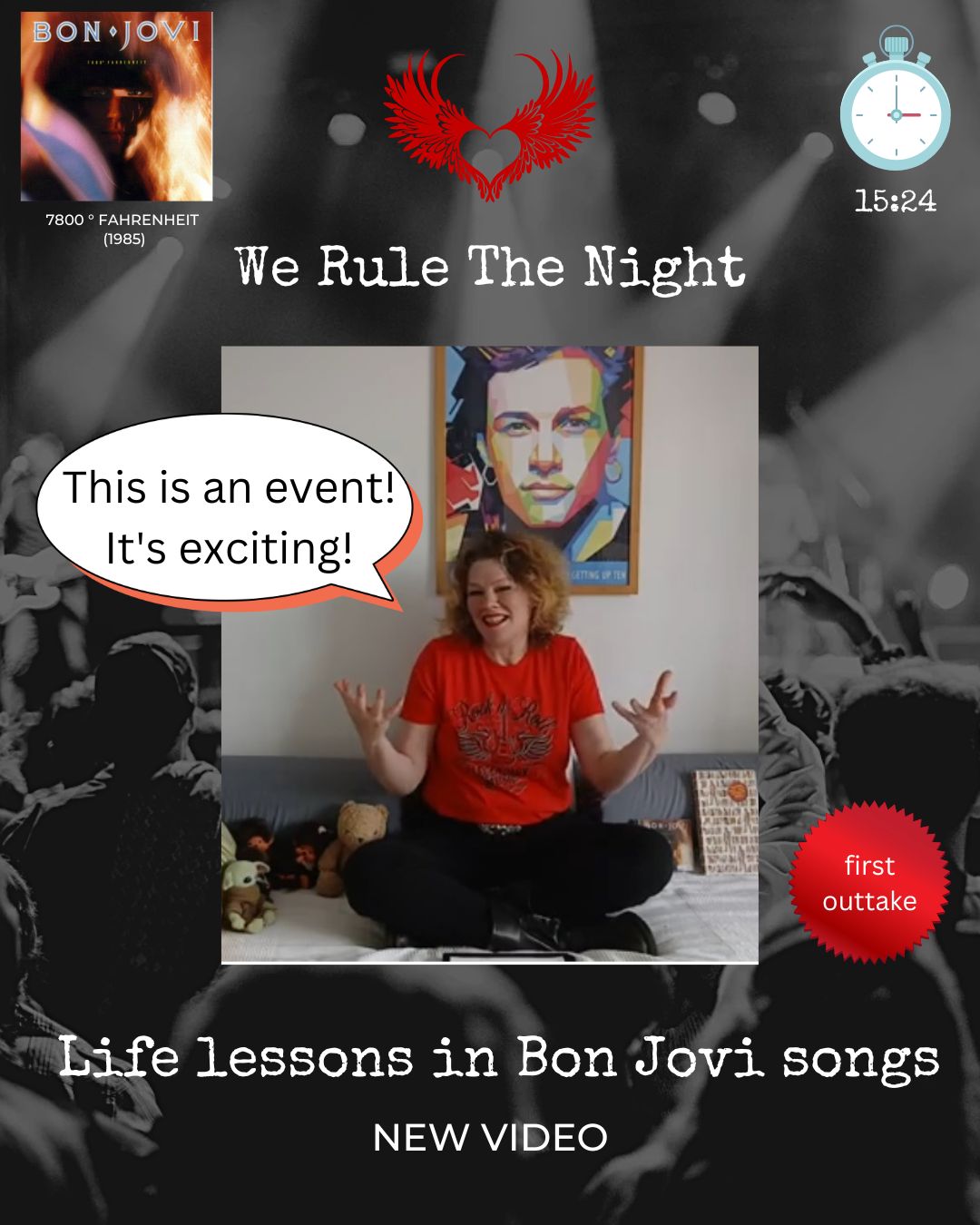 RARE! This is the only known outtake of the first 2 Bon Jovi albums ...